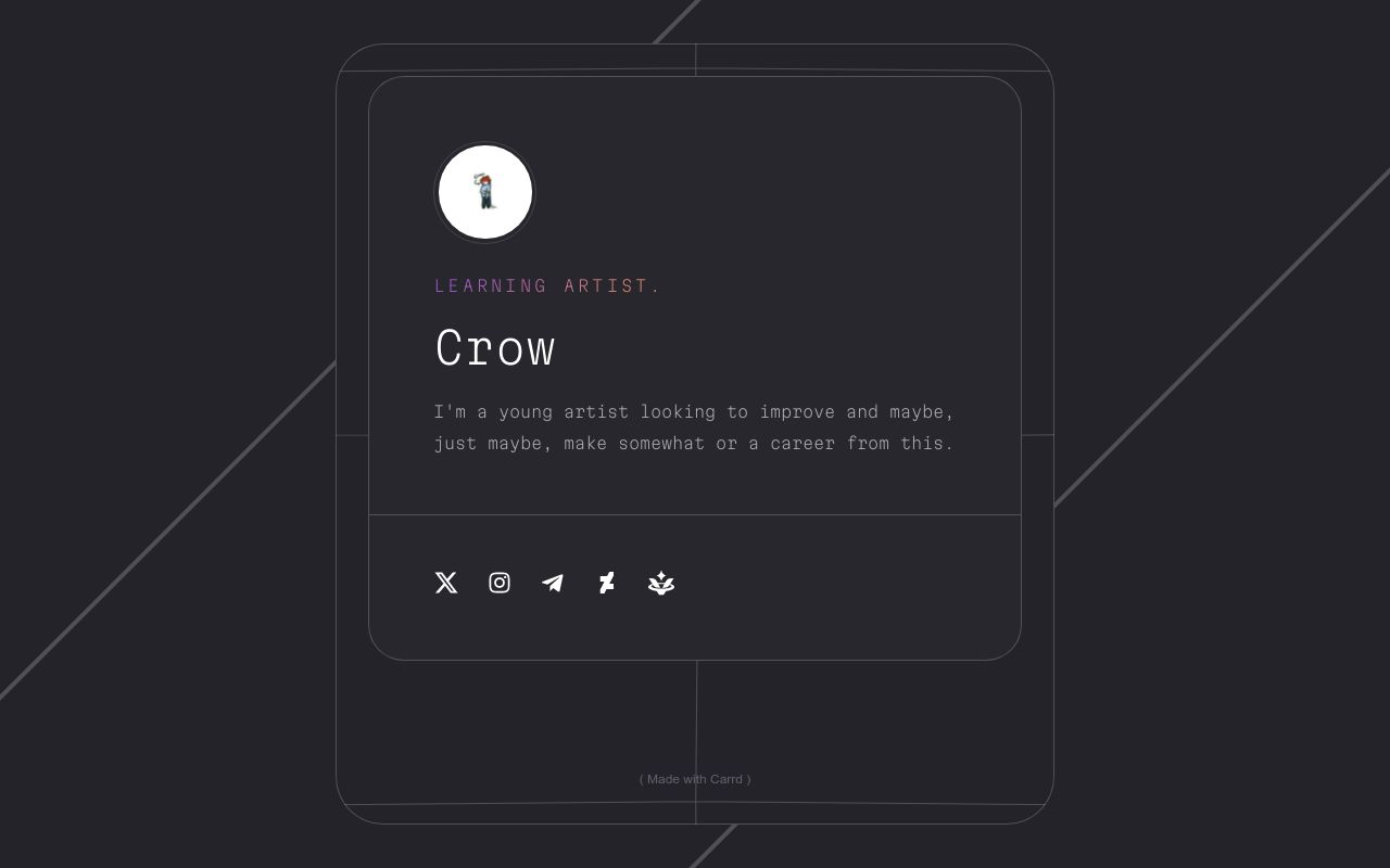 Crow's presentation.